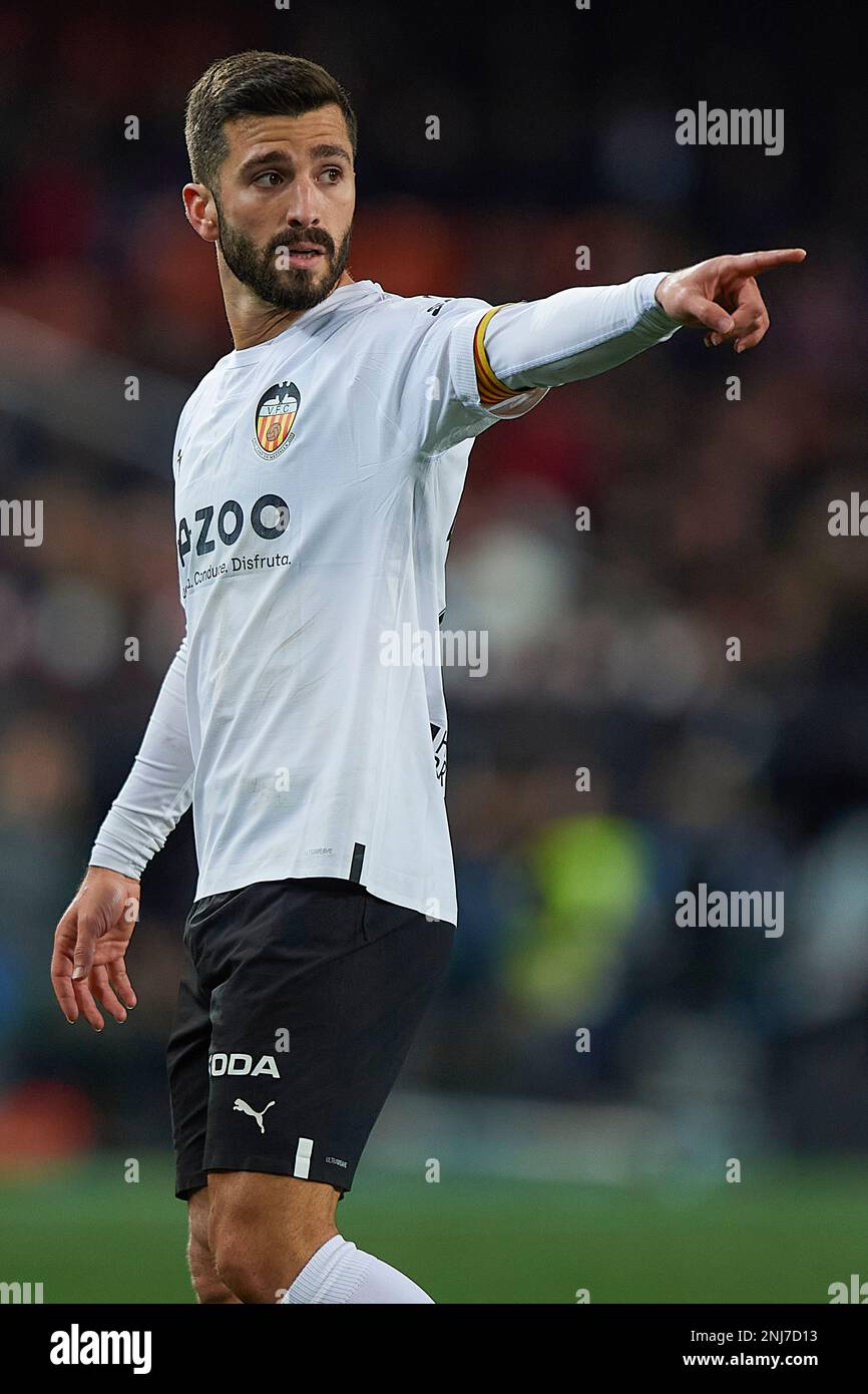 Jose Luis Gaya of Valencia CF during the La Liga match between Valencia ...