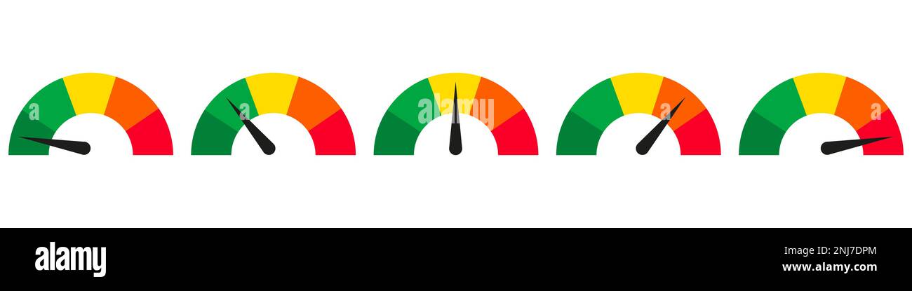 Speedometer Tachometer Icon Speed Indicator Sign Internet Car Speed Performance Concept