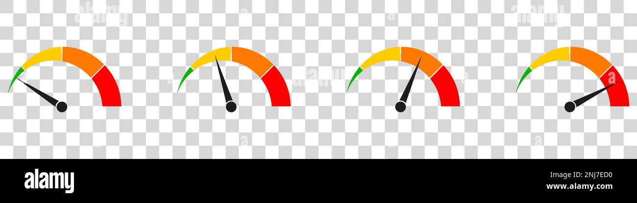 Speedometer Tachometer Icon Speed Indicator Sign Internet Car Speed Performance Concept