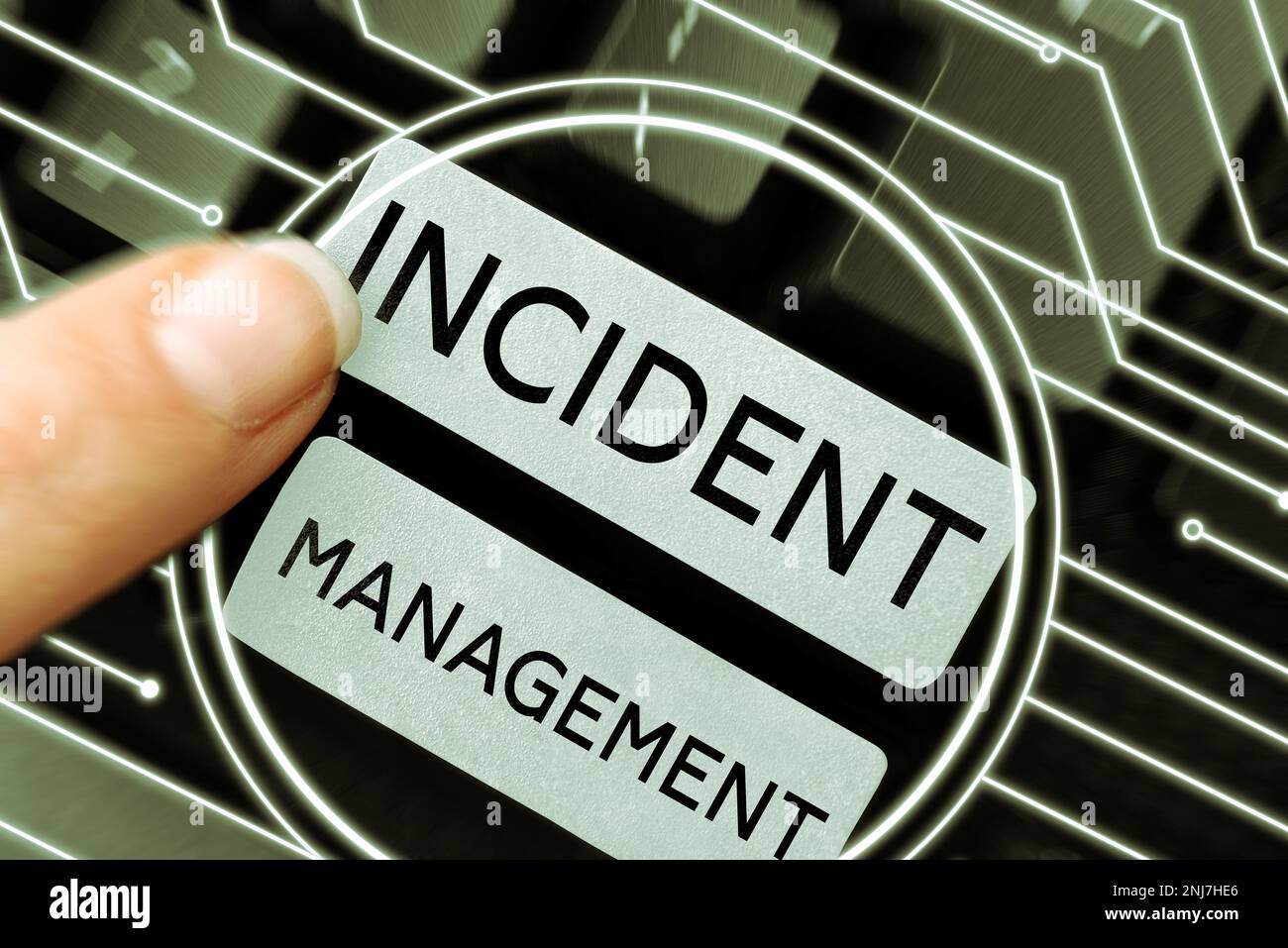 Hand writing sign Incident Management, Concept meaning Process to ...