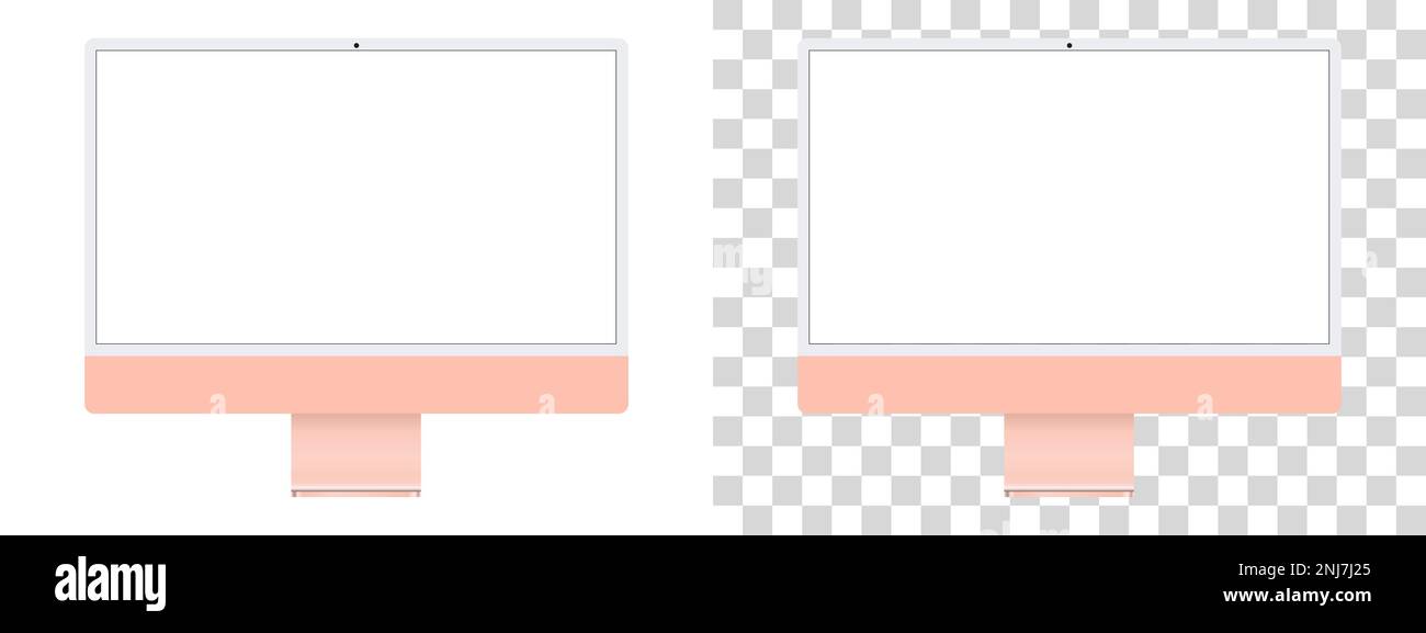 New iMac computer. iMac 2021 desktop Stock Vector Image & Art - Alamy