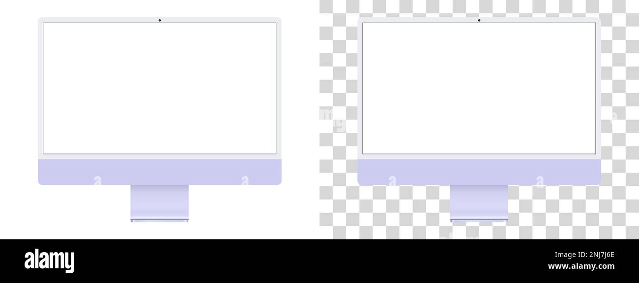 New iMac computer. iMac 2021 desktop Stock Vector Image & Art - Alamy