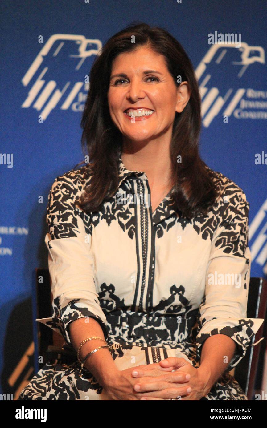 Photo by: Raoul Gatchalian/STAR MAX/IPx 2022 9/28/22 Nikki Haley, first ...