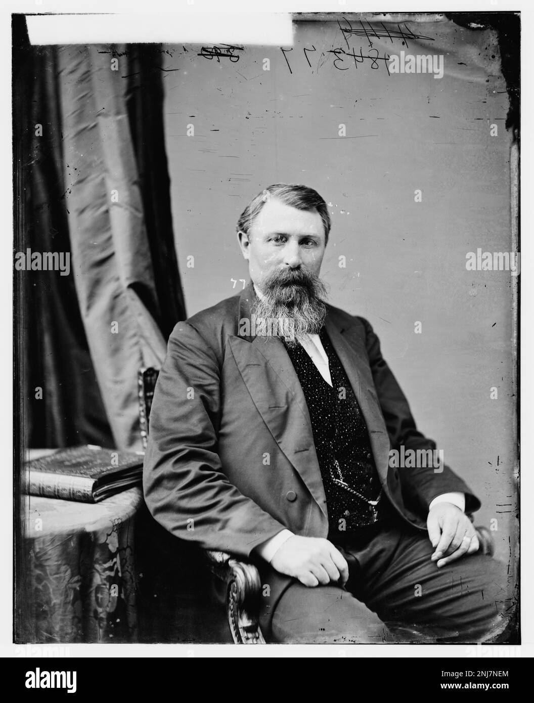 Portrait of Honorable J.M. Rusk of Wisconsin, featured in the Library ...