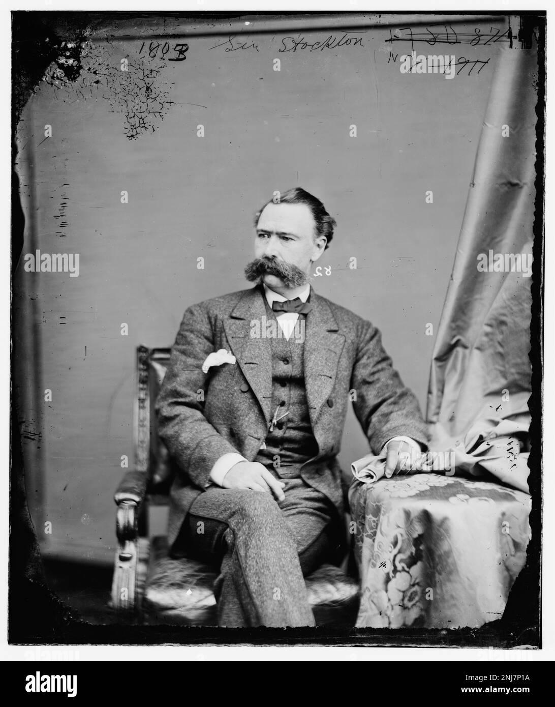 Portrait of John Potter Stockton, U.S. Senator from New Jersey ...