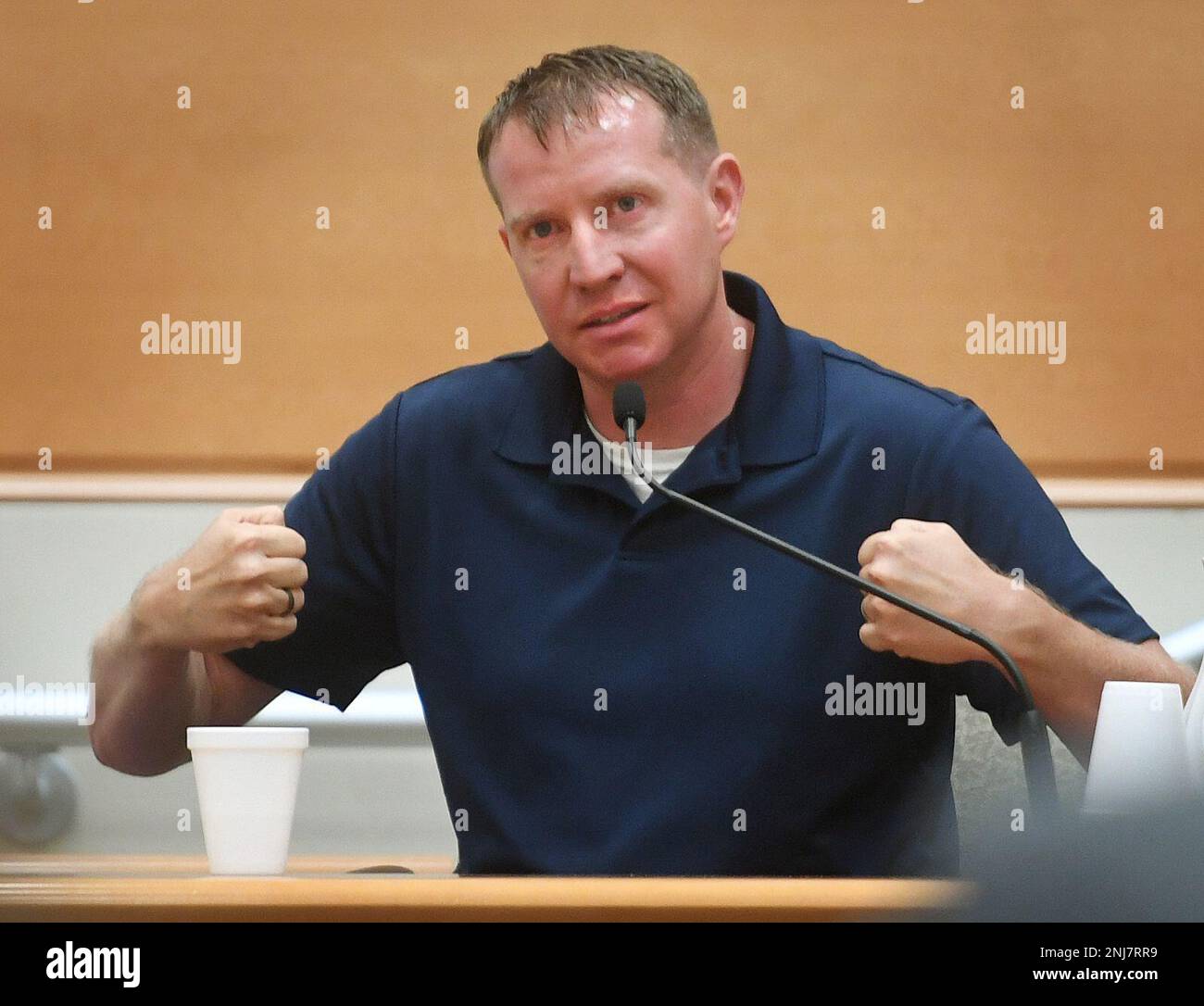 Robbie Parker, father of deceased Sandy Hook Elementary School student ...