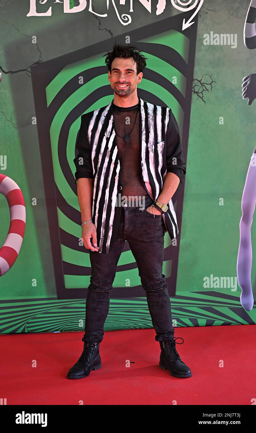 Christian Sánchez attends the opening of Tim Burton's exhibition, 'The ...