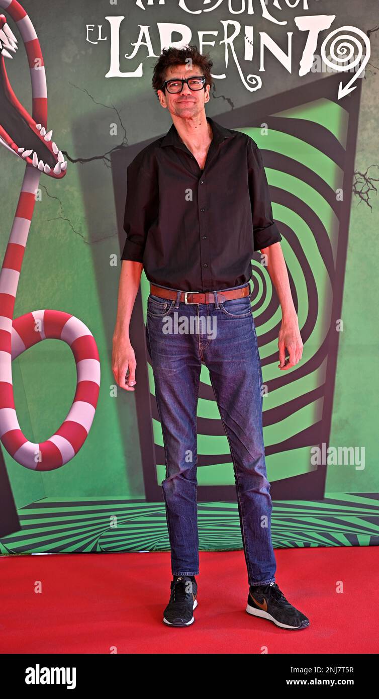 Javier Botet attends the opening of Tim Burton's exhibition, 'The ...