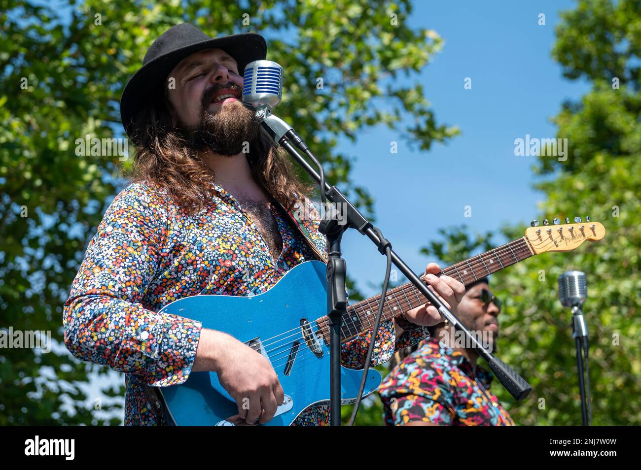 A volunteer performs with their band during Unity Day at Fairchild Air ...