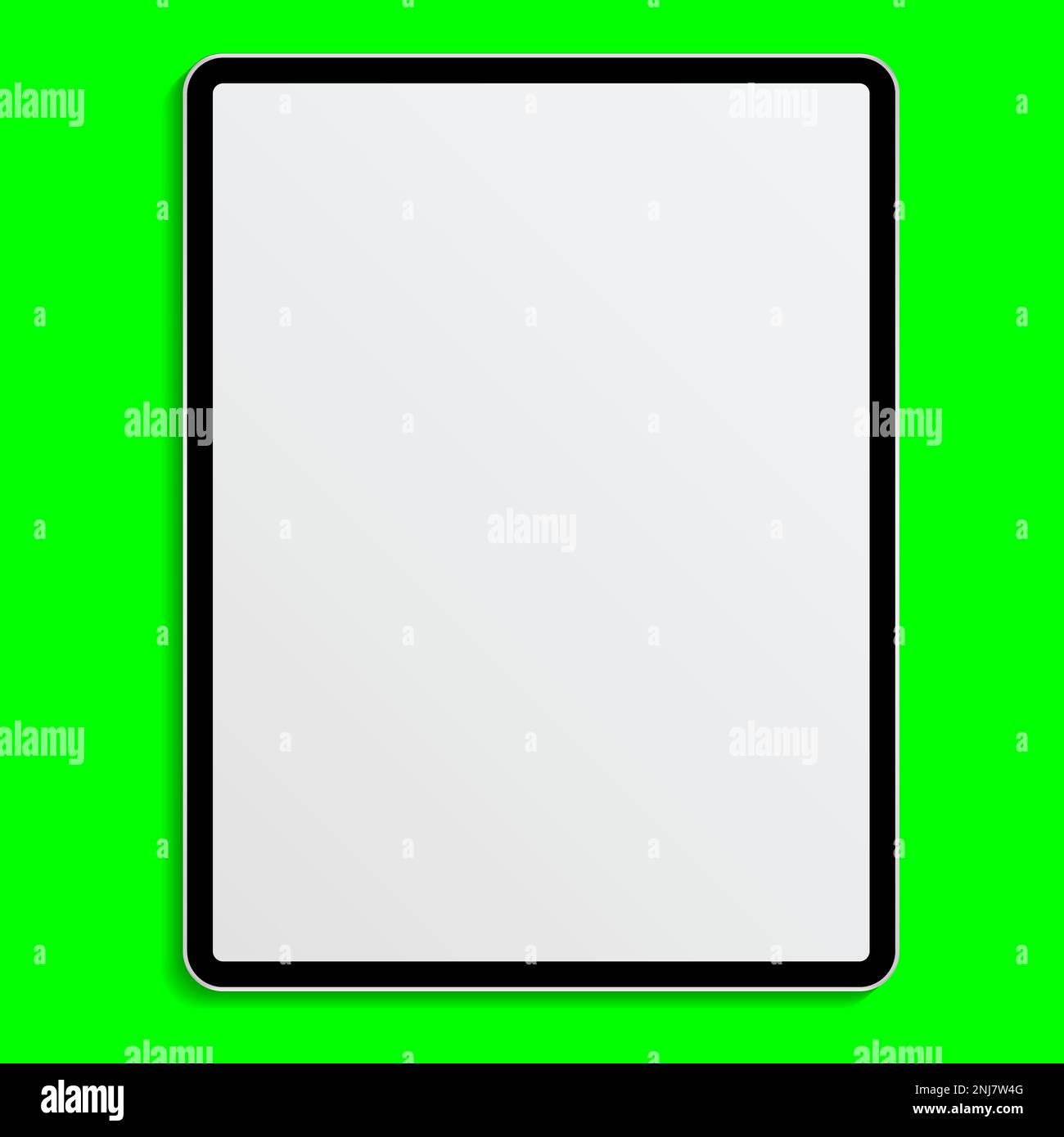 Ipad pro on white background Stock Vector Images - Alamy