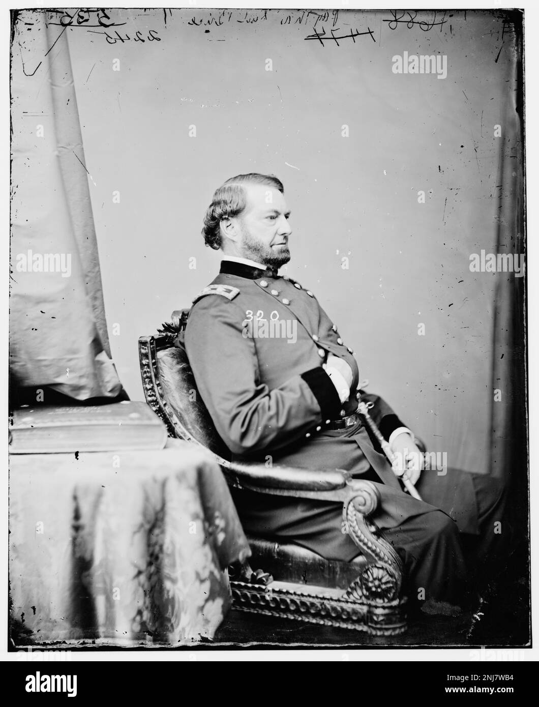 A portrait of General Benjamin W. Brice, a military leader, from the ...