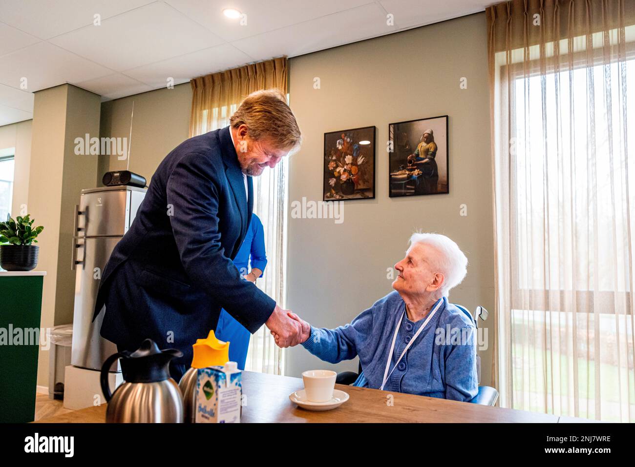 ROTTERDAM - 22/02/2023, ROTTERDAM - King Willem-Alexander of The ...