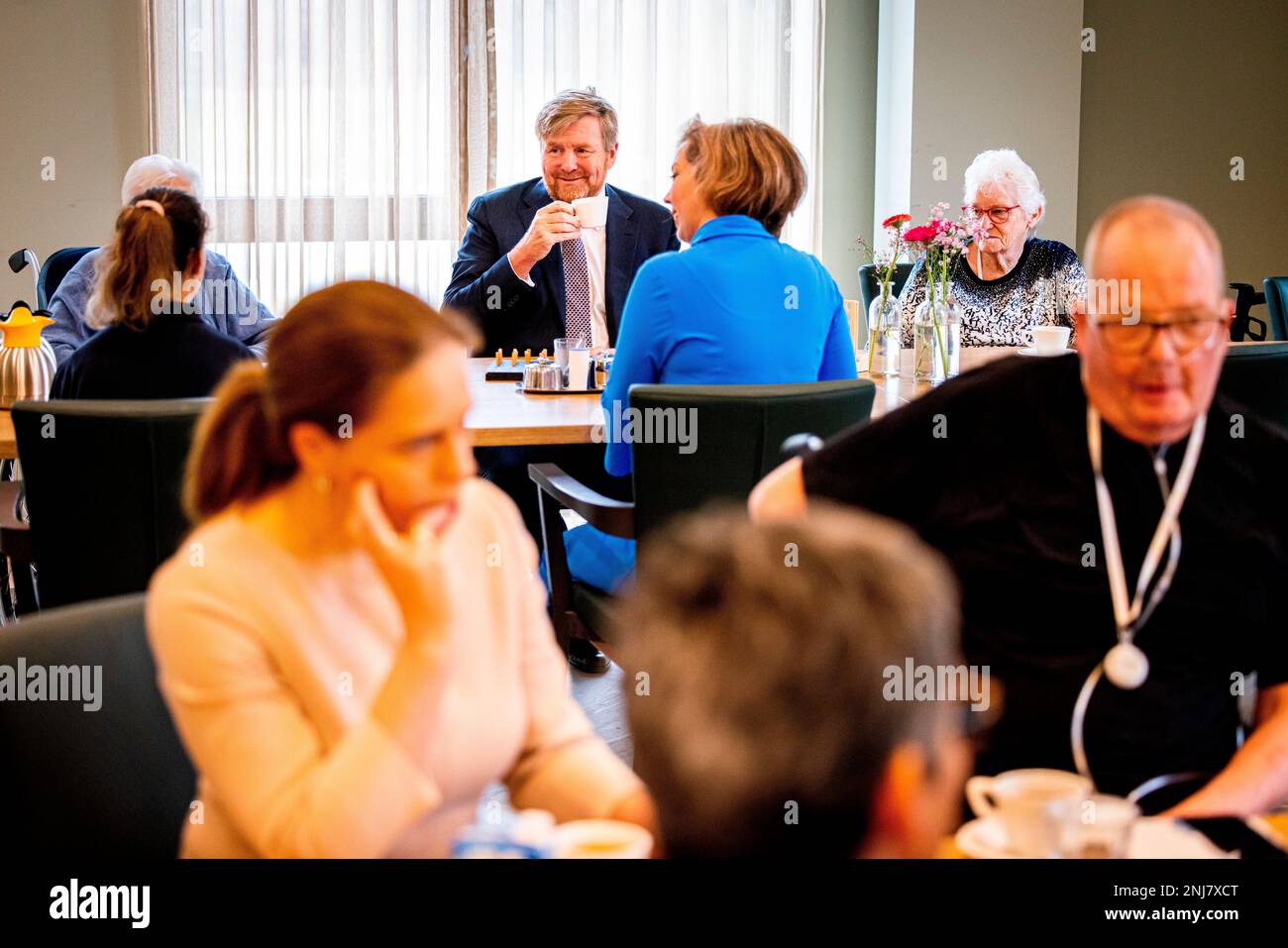 ROTTERDAM - 22/02/2023, ROTTERDAM - King Willem-Alexander of The ...