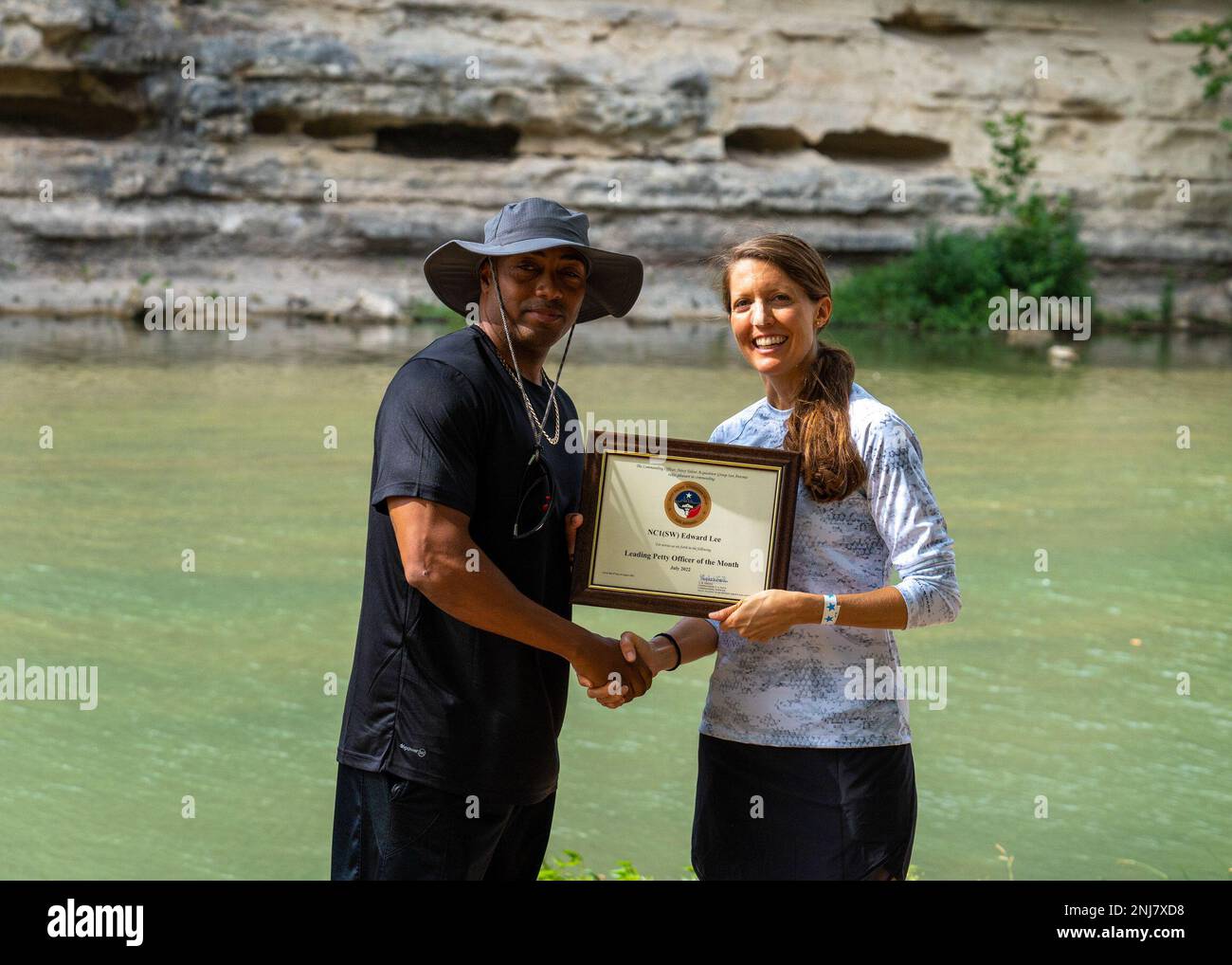 NEW BRAUSFELS– (June 2, 2022) NTAG San Antonio Commanding Officer, CDR ...