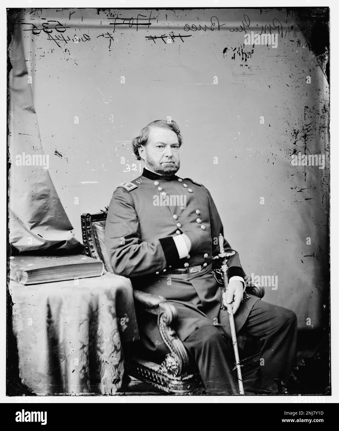 Photograph of General Benjamin W. Brice, a Confederate general during ...