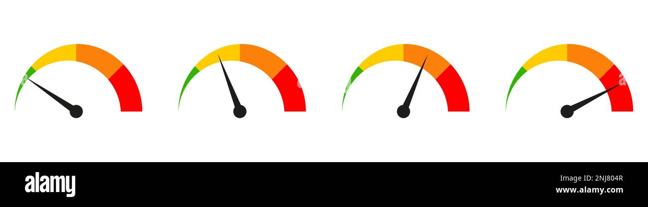 Speedometer Tachometer Icon Speed Indicator Sign Internet Car Speed Performance Concept