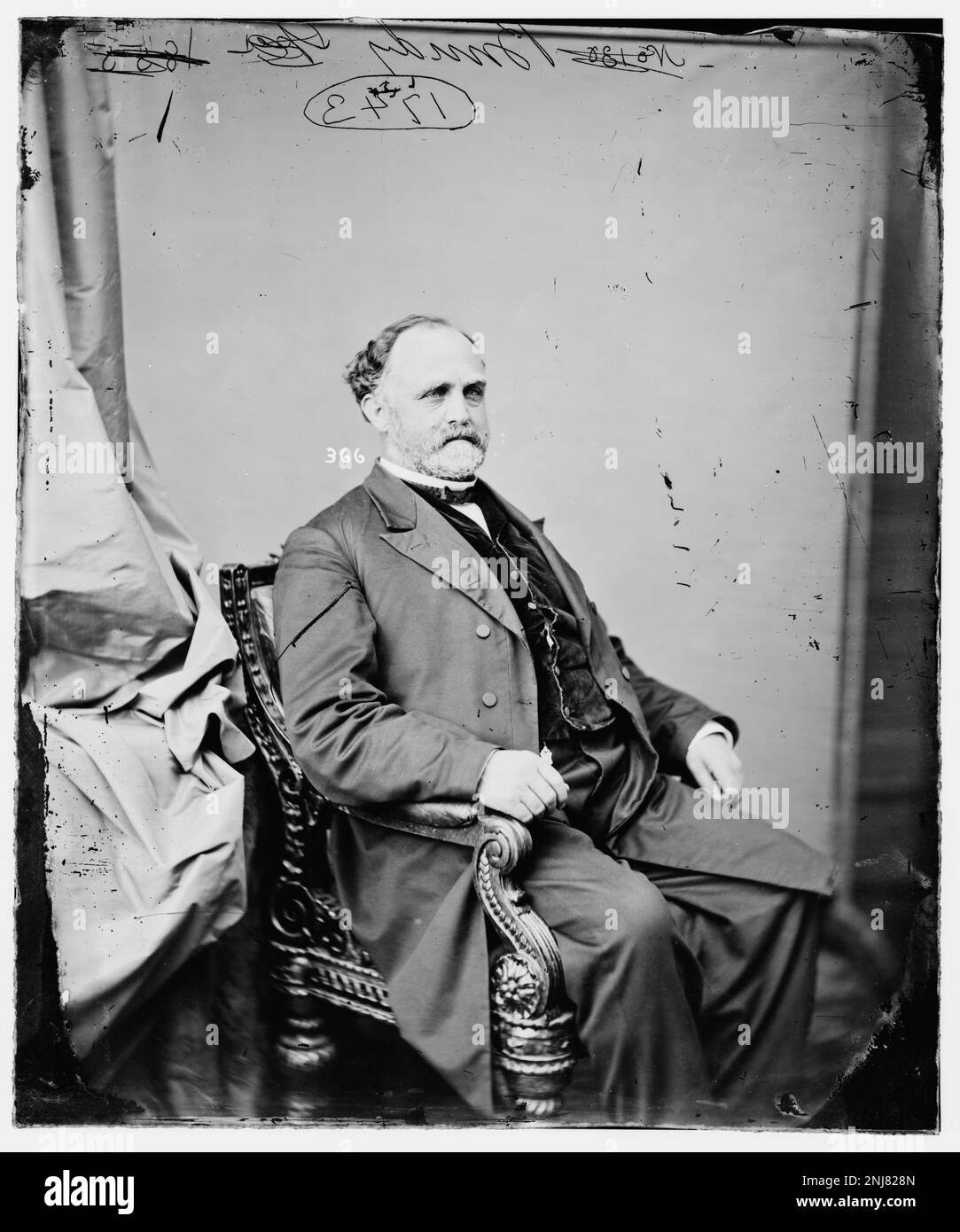 Portrait of Hon. Solomon Bundy, a 19th-century politician from New York ...
