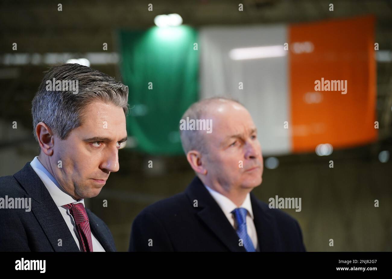 Tanaiste Micheal Martin and Higher Education Minister Simon Harris ...