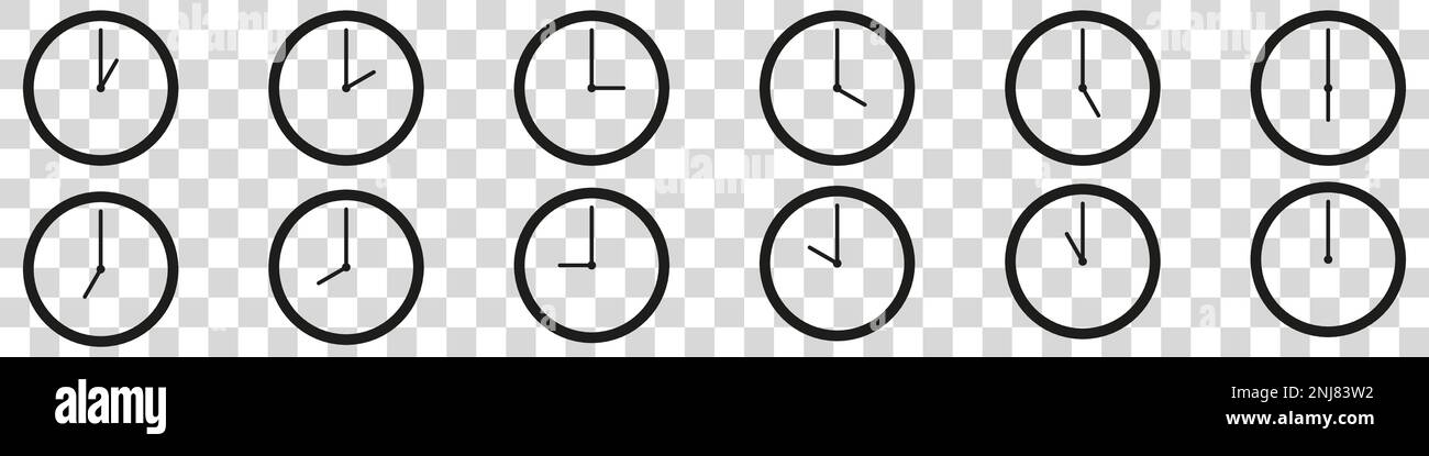 Timers icon on transparent background. Isolated vector elements. Stopwatch symbol Stock Vector ...