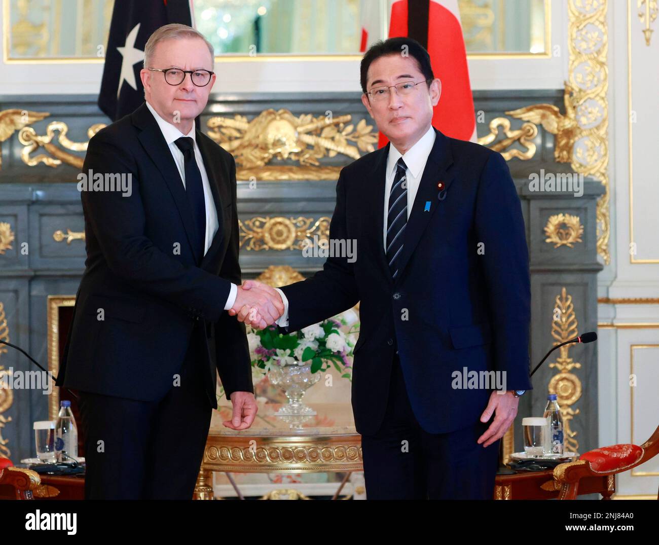 Japanese Prime Minister Fumio Kishida meets Australian Prime Minister ...