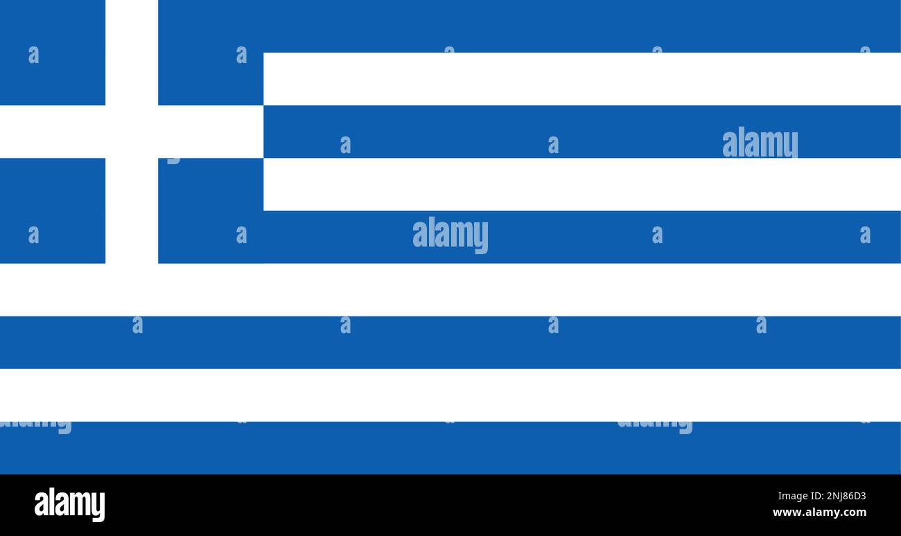 Vector of Greece flag Stock Vector Image & Art - Alamy