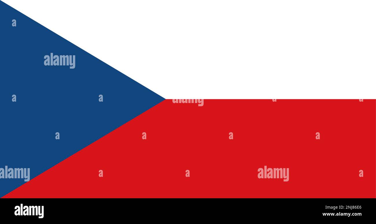 Vector of Czech flag Stock Vector Image & Art - Alamy