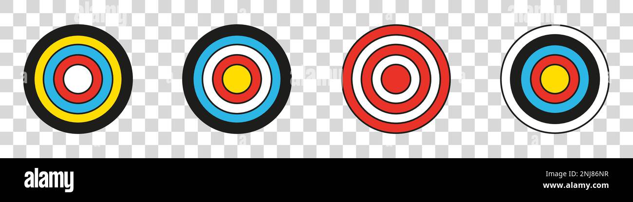 Archery target with arrow. Vector illustration Stock Vector Image & Art ...