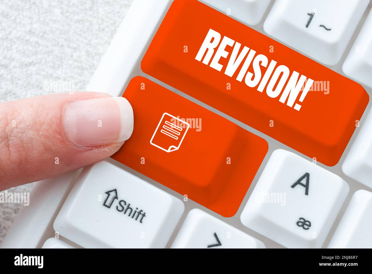 Conceptual caption Revision. Concept meaning action of revising over ...