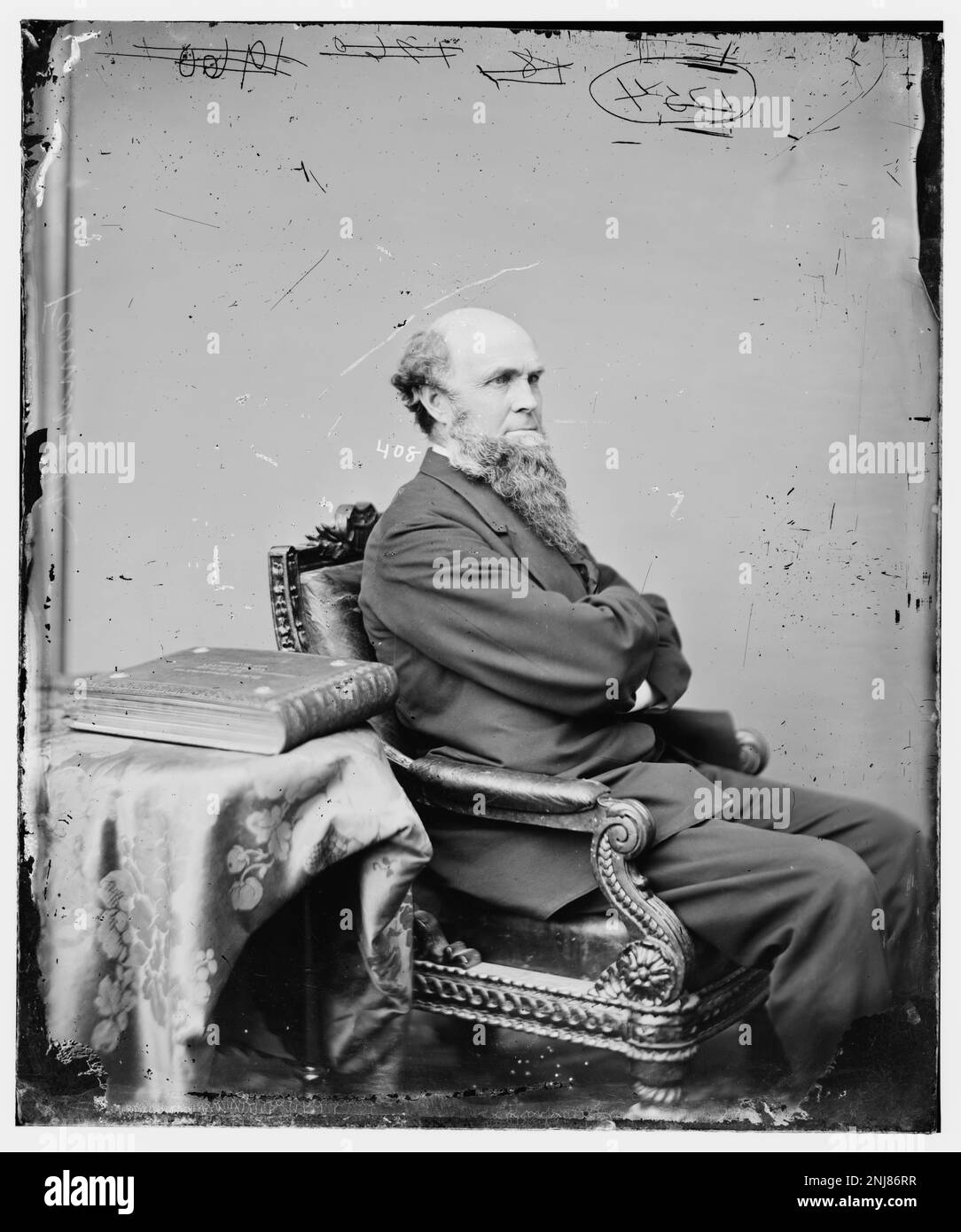 Portrait of John Franklin Farnsworth, U.S. Congressman from Illinois ...