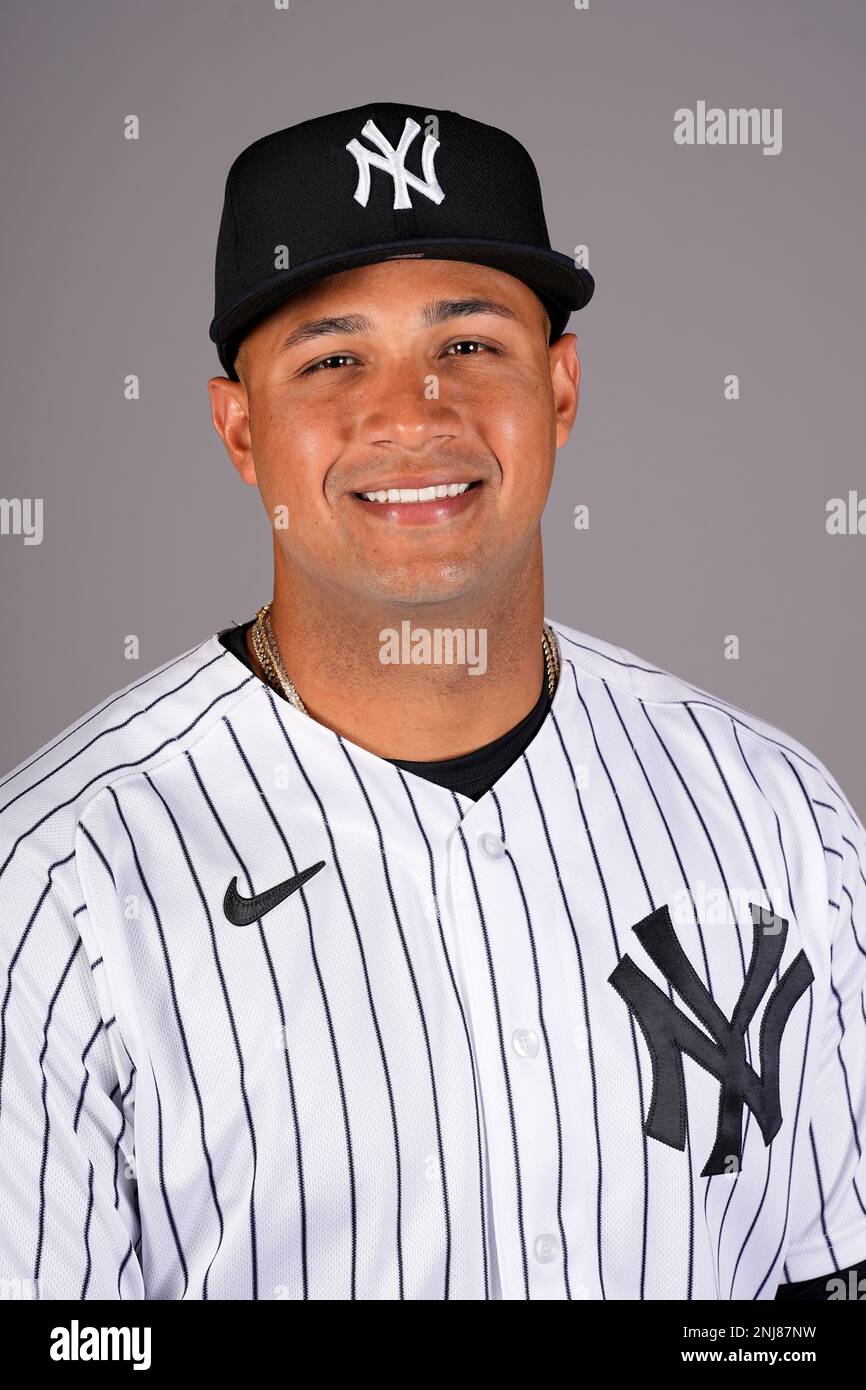 This is a 2023 photo of Everson Pereira of the New York Yankees ...