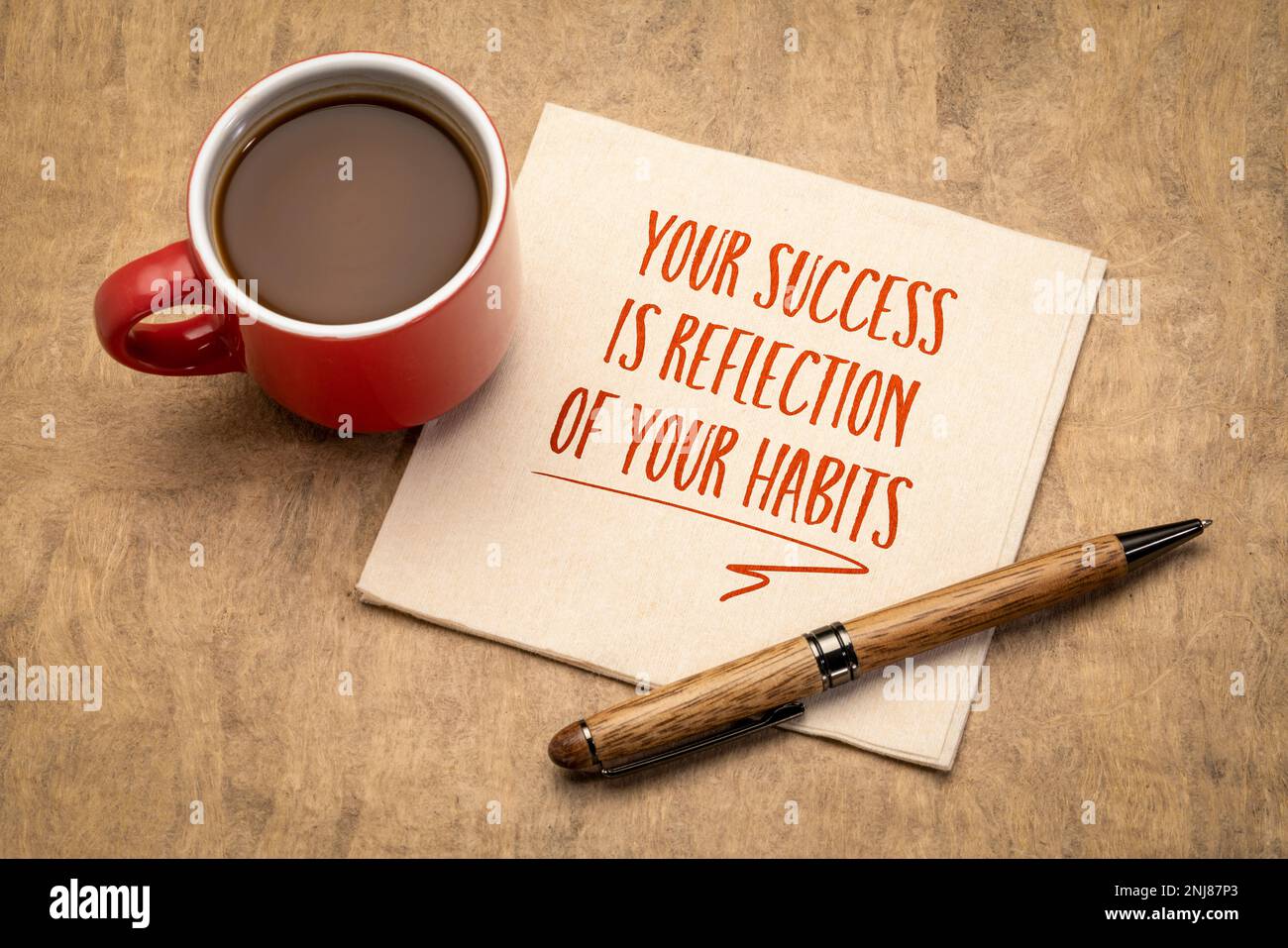 Your success is reflection of your habits - inspirational note ...