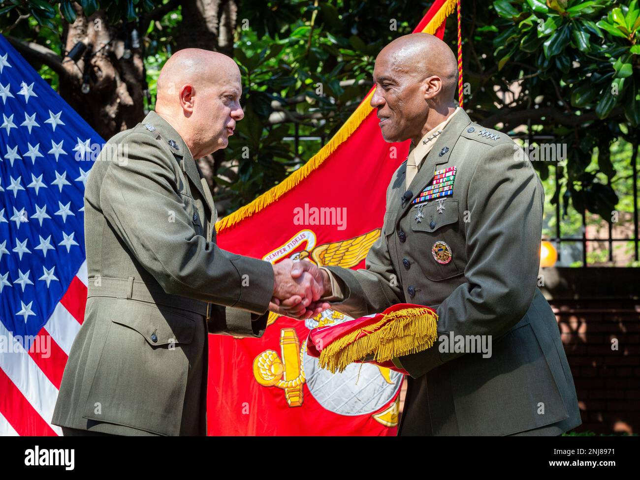 U.S. Marine Corps Gen. David H. Berger, the 38th commandant of the ...