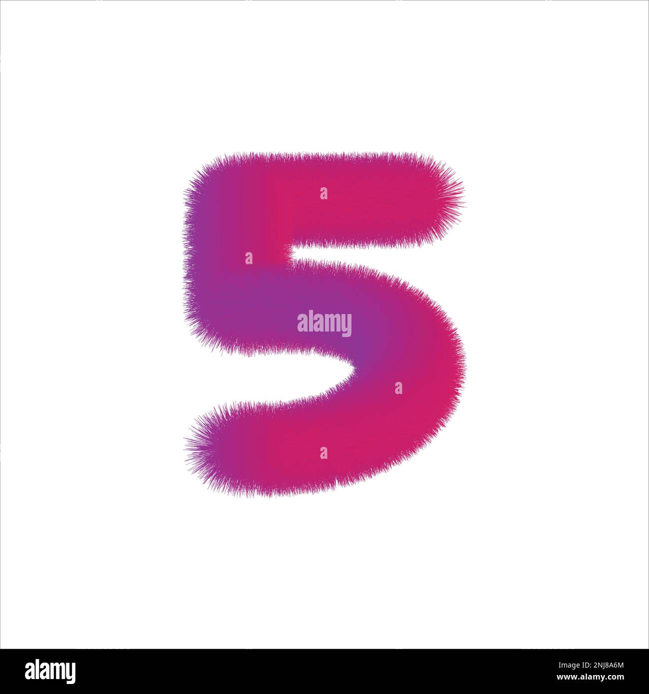 Number 5 vector vectors hi-res stock photography and images - Alamy