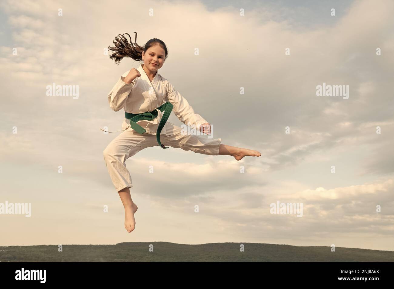 Karate Jump Kick Kid