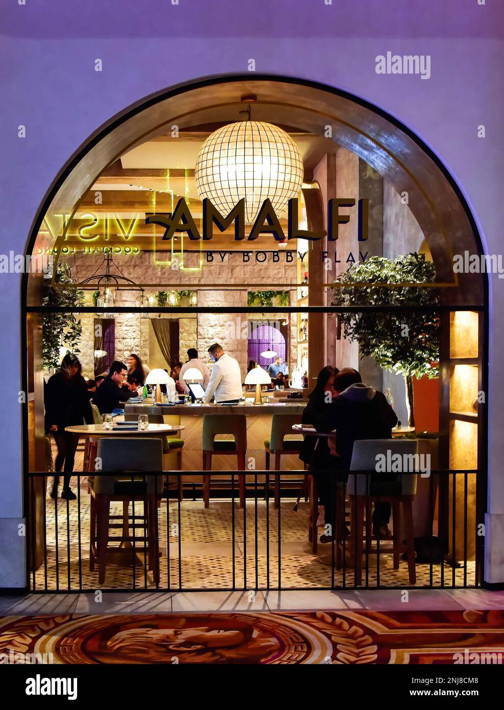 Bobby Flay's Restaurant, Amalfi, in Caesars Palace on the Las Vegas ...
