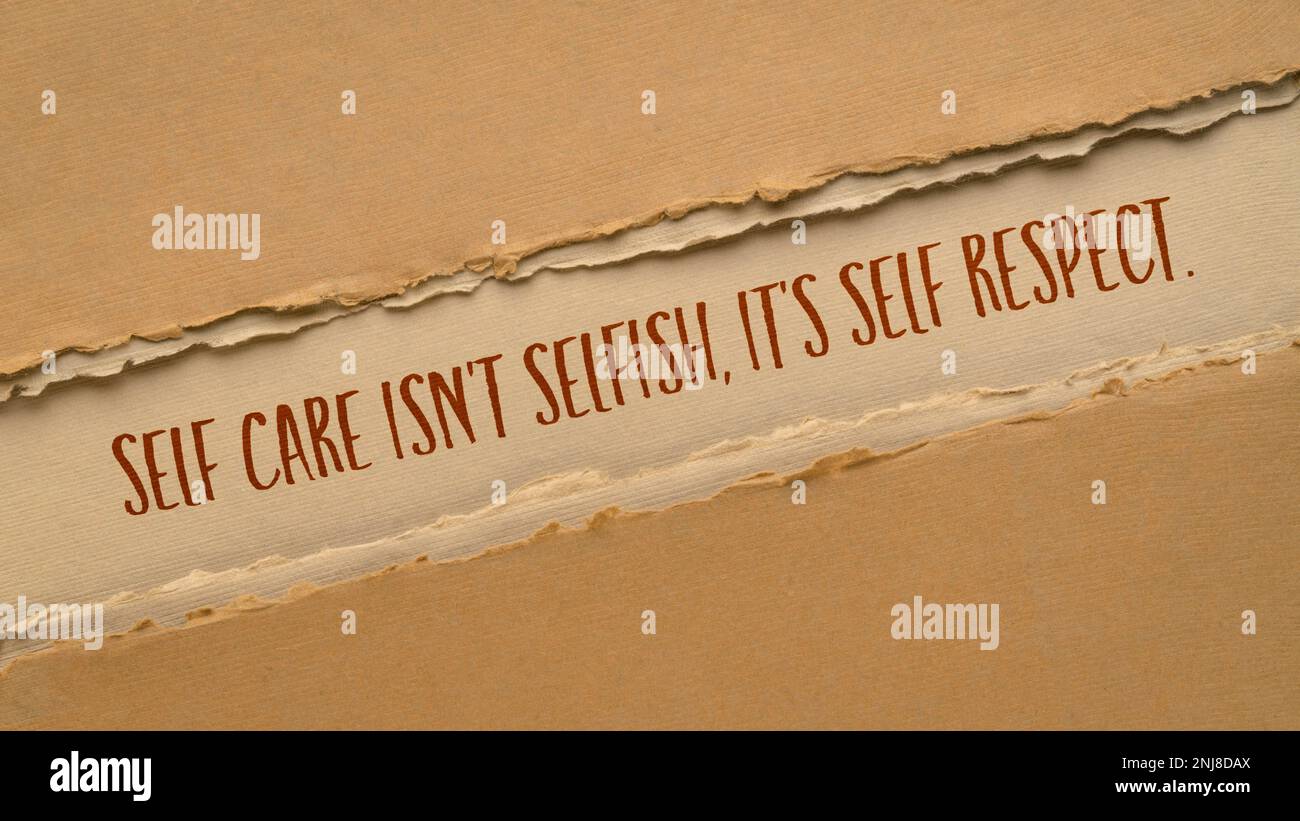 self care is not selfish, it is self respect - inspirational reminder ...