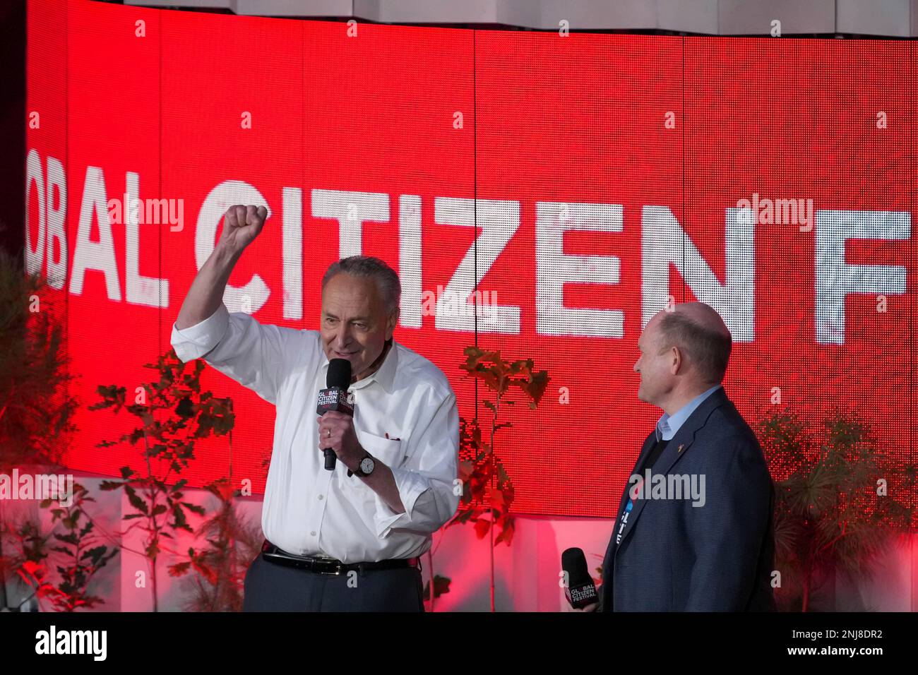 Photo by: John Nacion/STAR MAX/IPx 2022 9/24/22 Chuck Schumer and Chris Coons at the Global ...