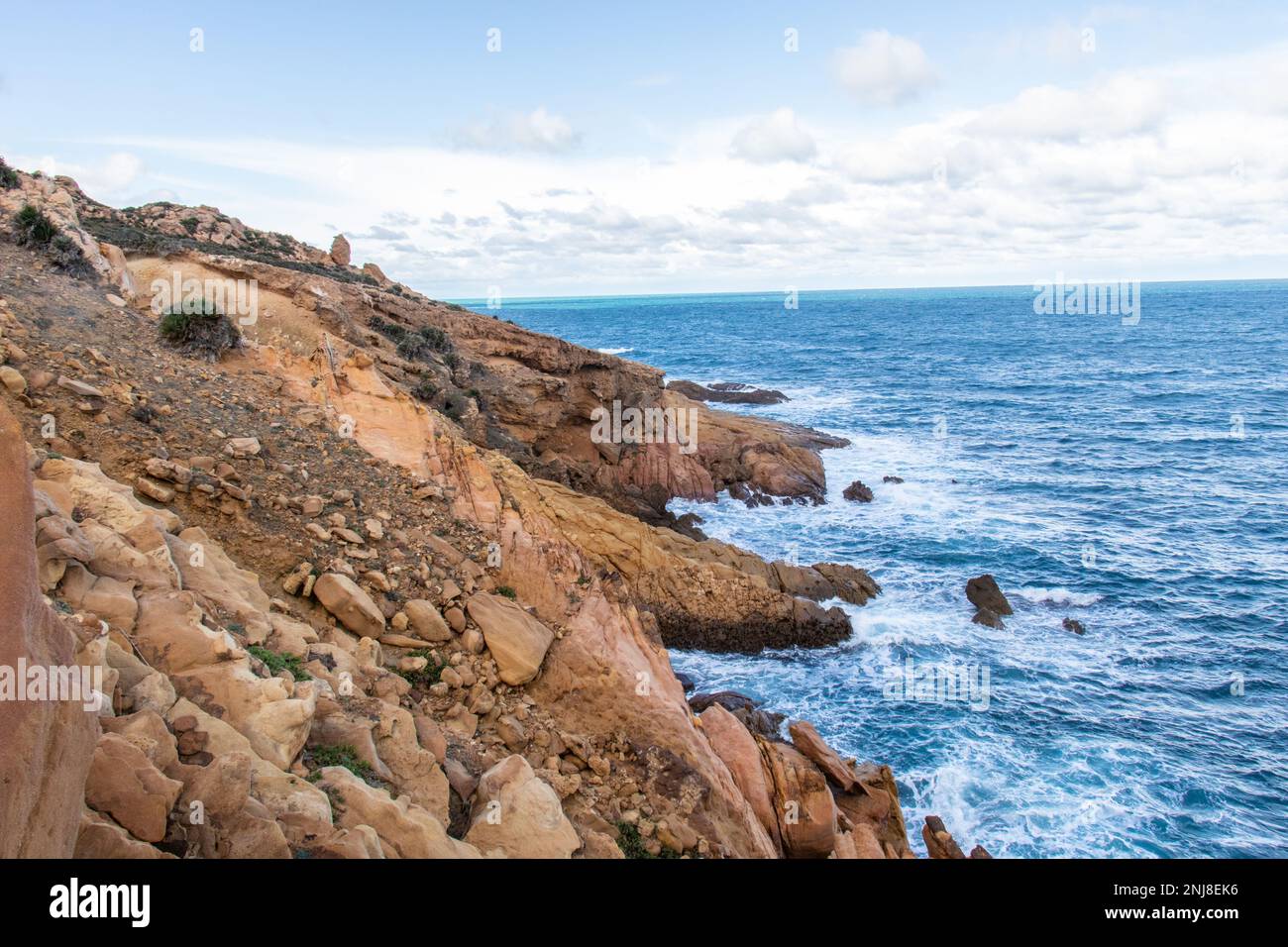 Port aux Princes, Tunisia, Cliffs and Rocks, Mediterranean Sea ...