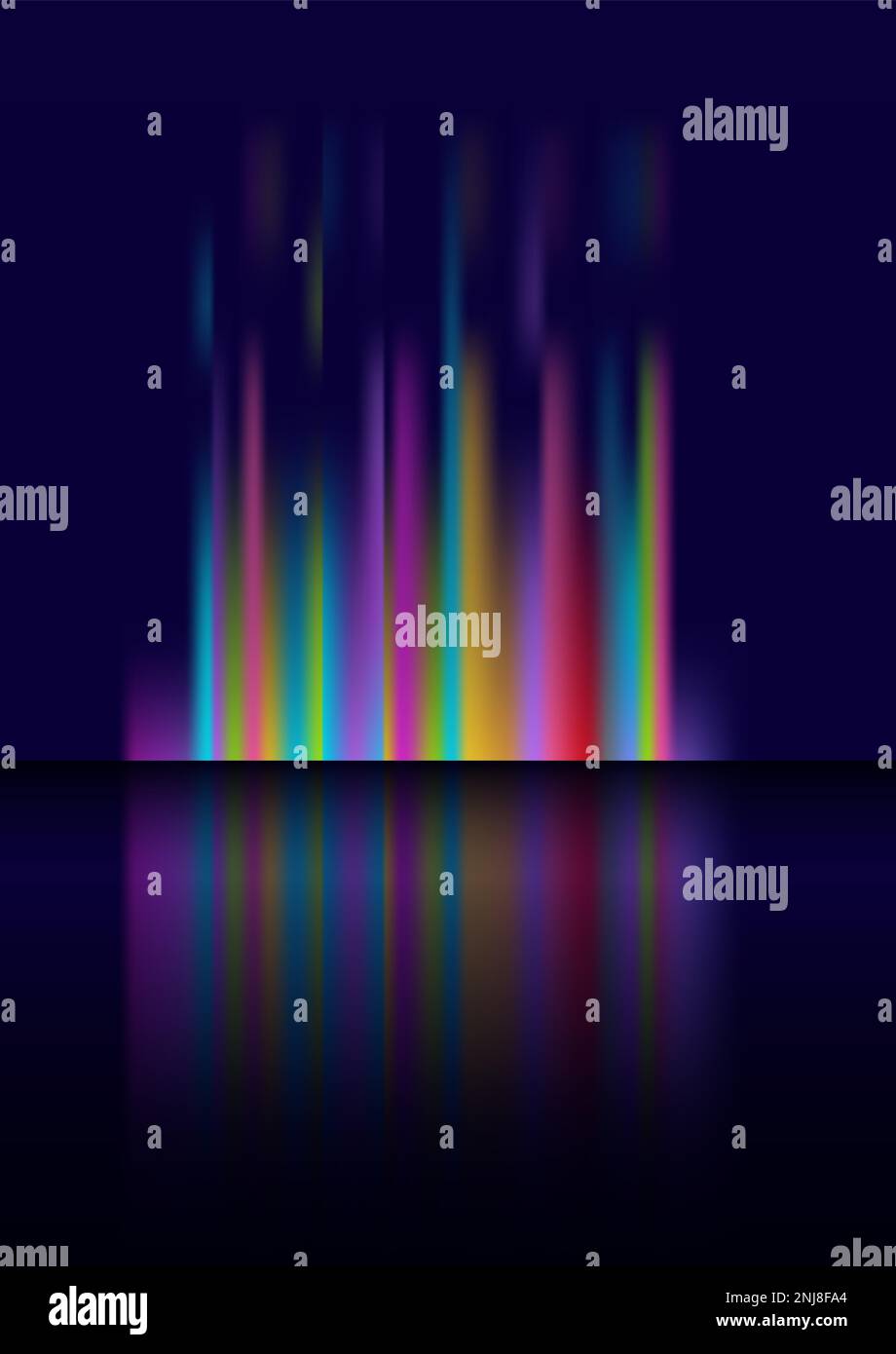 Colorful gradient. A set of templates for creative design. Layout of ...