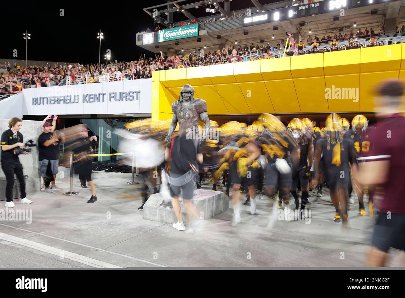 September 24, 2022: Arizona State Sun Devils take the field for the ...