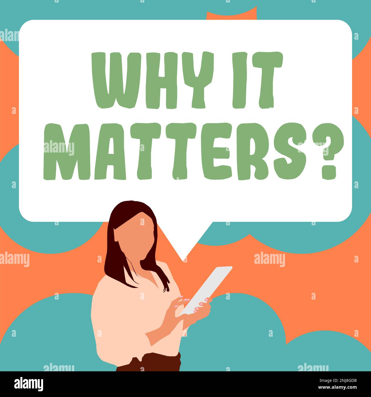 Text caption presenting Why It Matters. Word for Important Reasons to ...