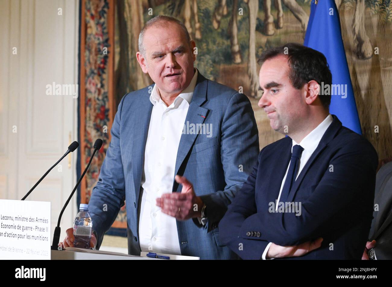 Paris, France, February 22, 2023, Thierry Francou, Chairman and CEO of ...