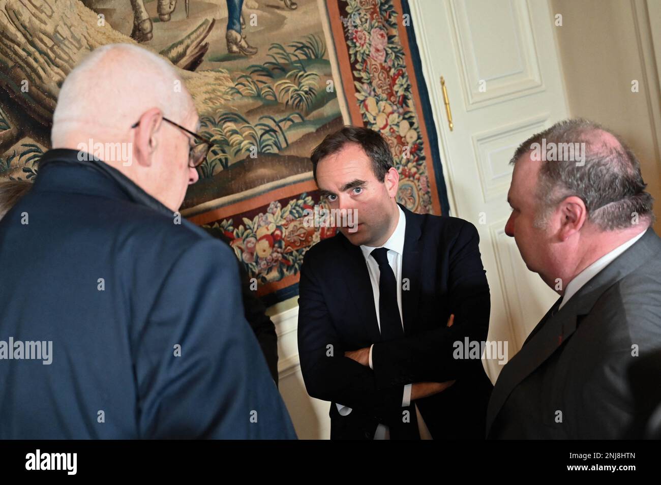 Paris, France, February 22, 2023, Sebastien Lecornu, Minister of the ...
