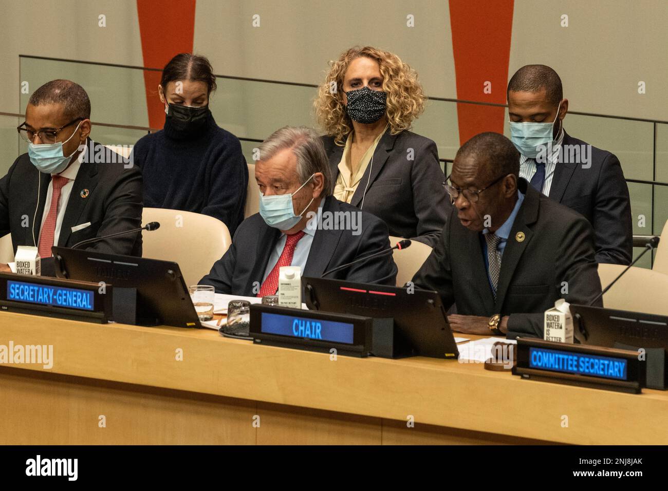 Senegal Ambassador Cheikh Niang speaks at meeting Committee on the ...