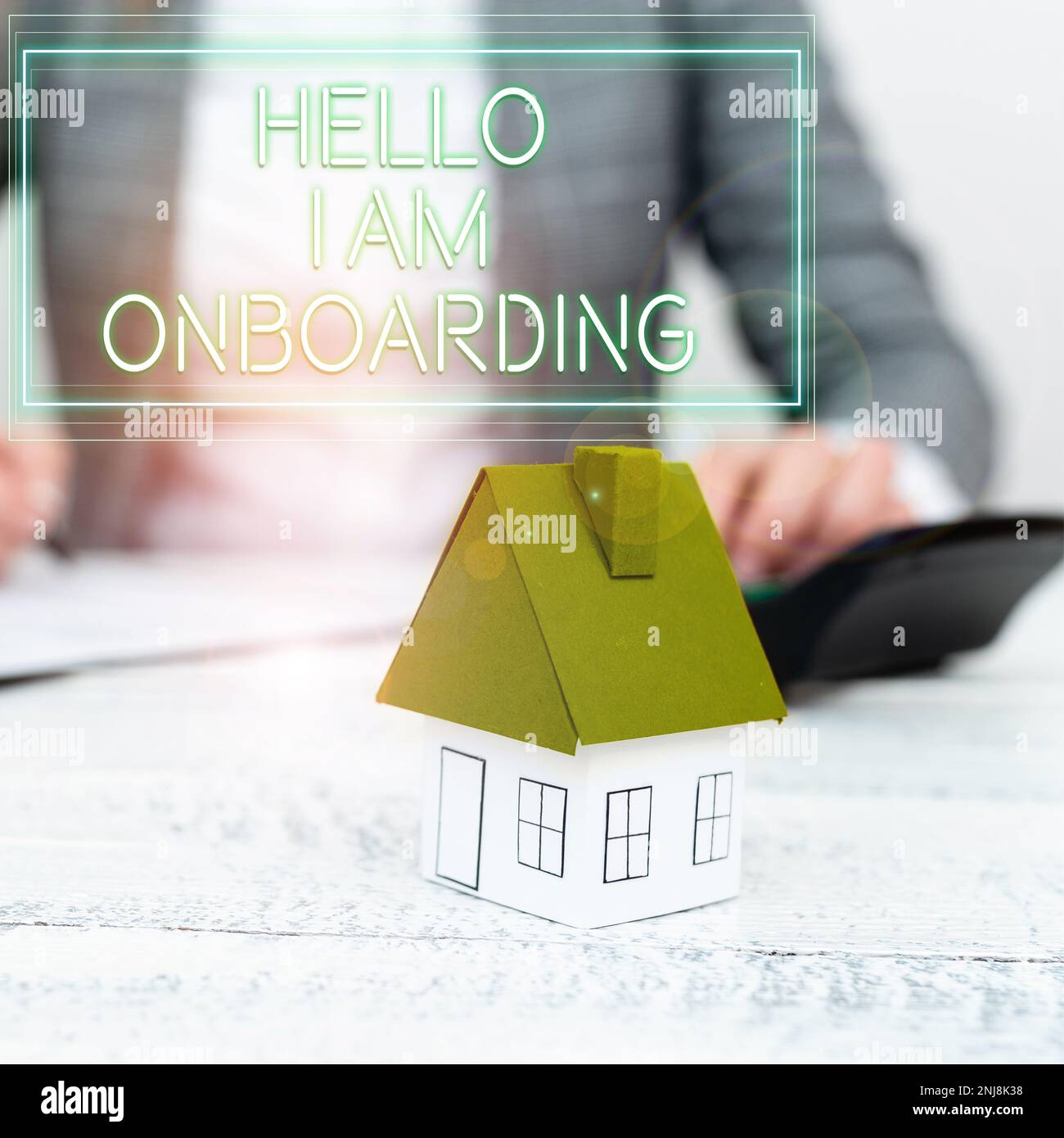 Conceptual caption Hello I Am Onboarding. Business concept Action ... Conceptual caption Hello I Am Onboarding. Business concept Action ...
