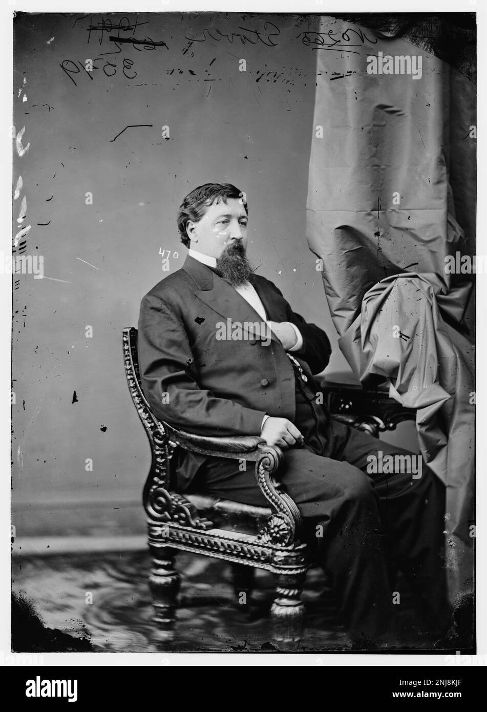 Portrait of John Hubler Stover, a historical figure from Missouri ...