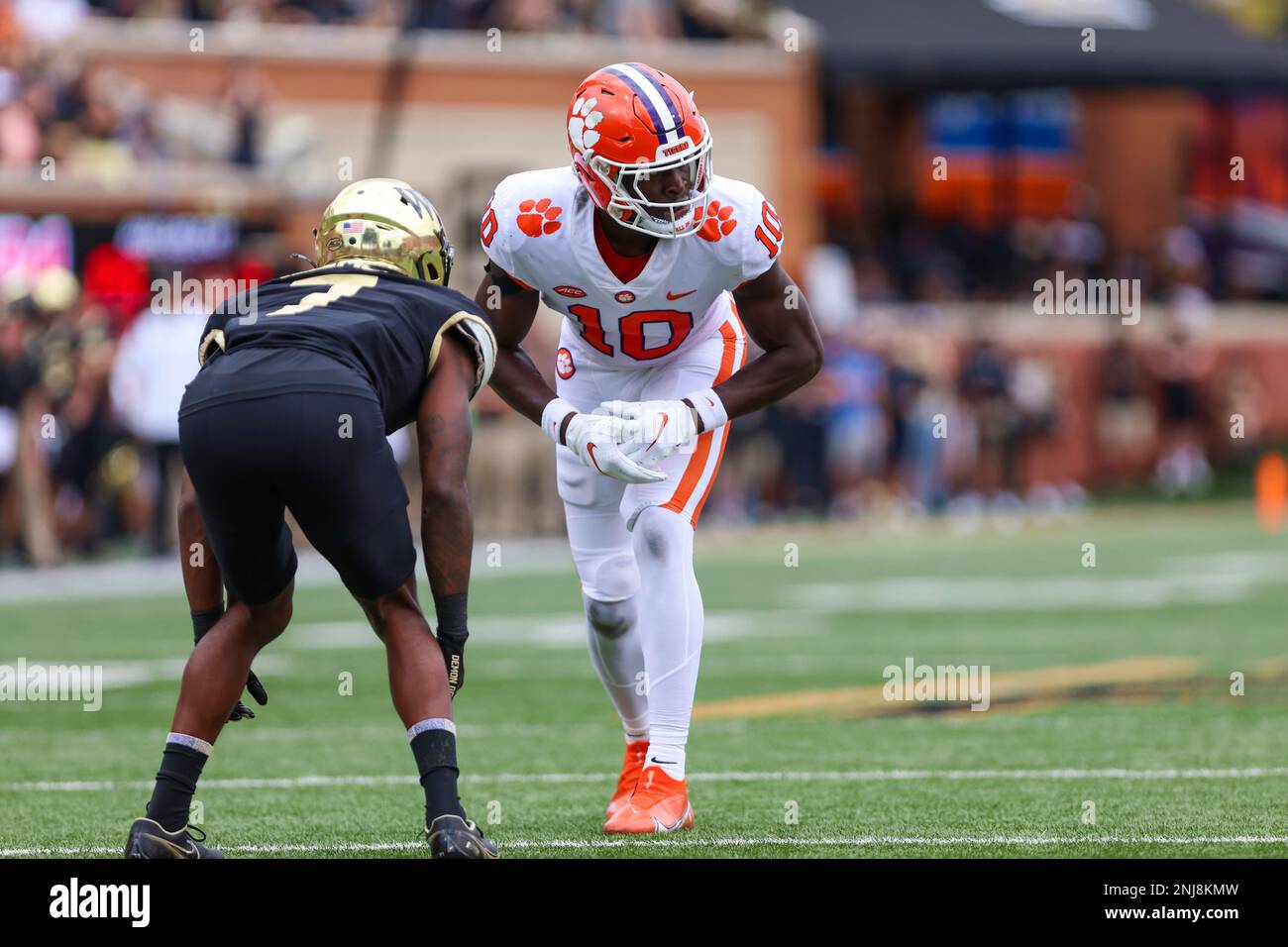 WINSTON-SALEM, NC - SEPTEMBER 24: Joseph Ngata (10) of the Clemson ...