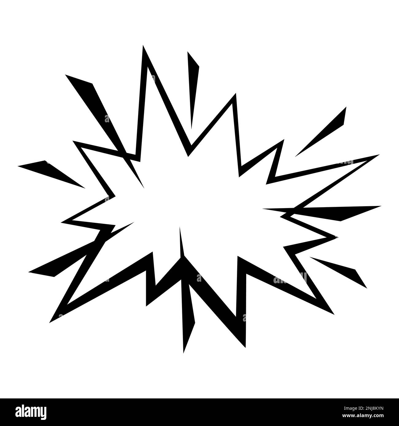 Illustration of comic explosion. Cartoon pop art creative image Stock ...