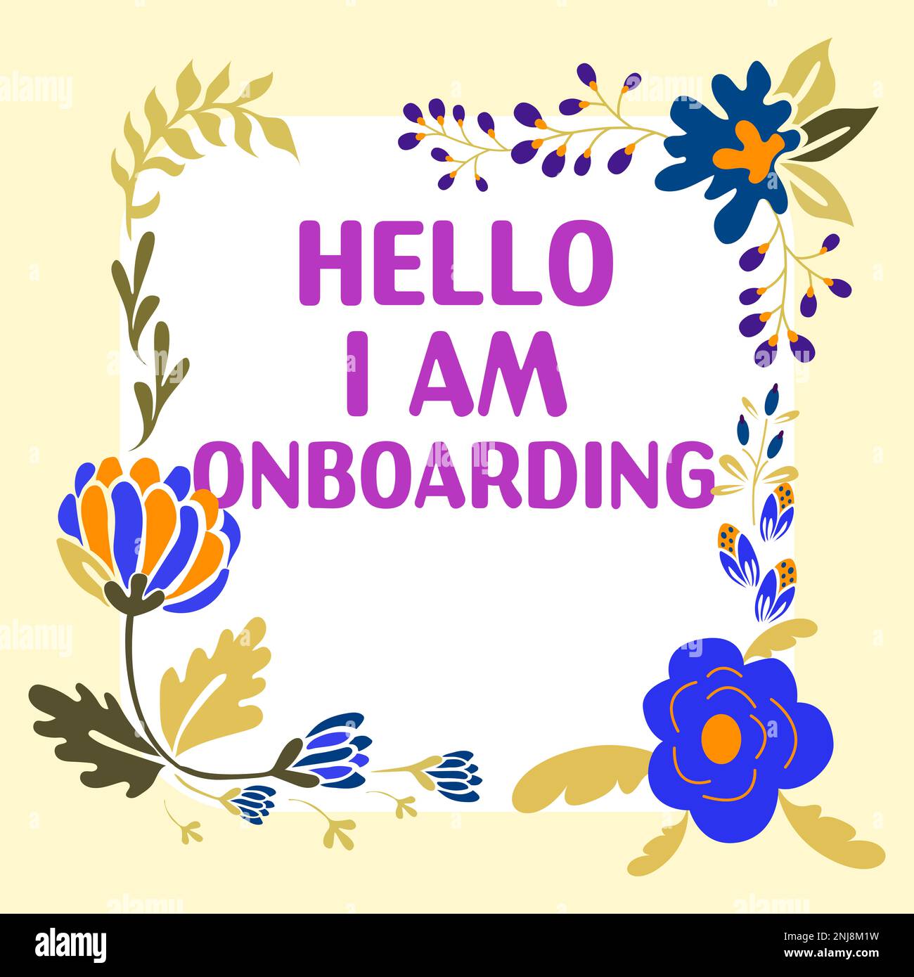 Conceptual caption Hello I Am Onboarding. Conceptual photo Action ... Conceptual caption Hello I Am Onboarding. Conceptual photo Action ...
