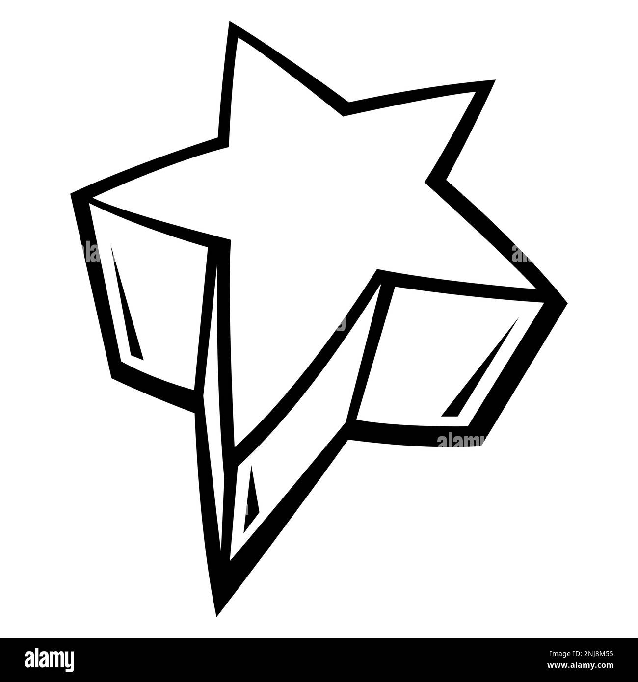 Illustration of comic star. Cartoon pop art creative image Stock Vector ...